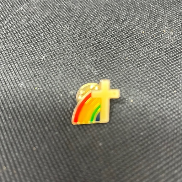 Accessories | 8s Religious Rainbow Cross Lapel Pin Christian | Poshmark